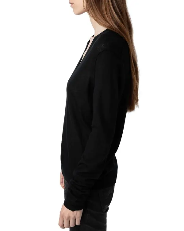 Zadig&Voltaire Rivy Cashmere Sweater - Noir