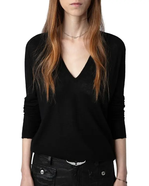 Zadig&Voltaire Rivy Cashmere Sweater - Noir
