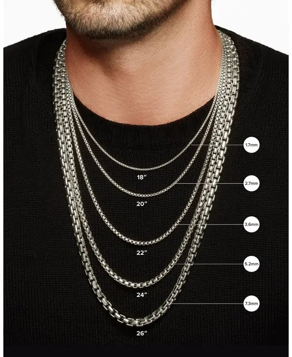 David Yurman Box Chain Necklace