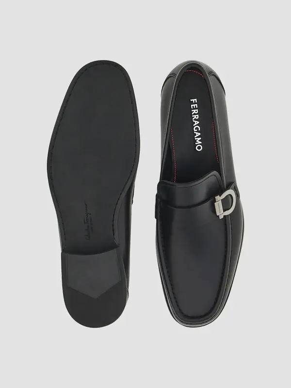 FERRAGAMO Caspian Leather Loafers