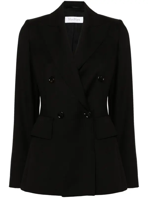Max Mara Osanna Double-breasted Blazer - Black