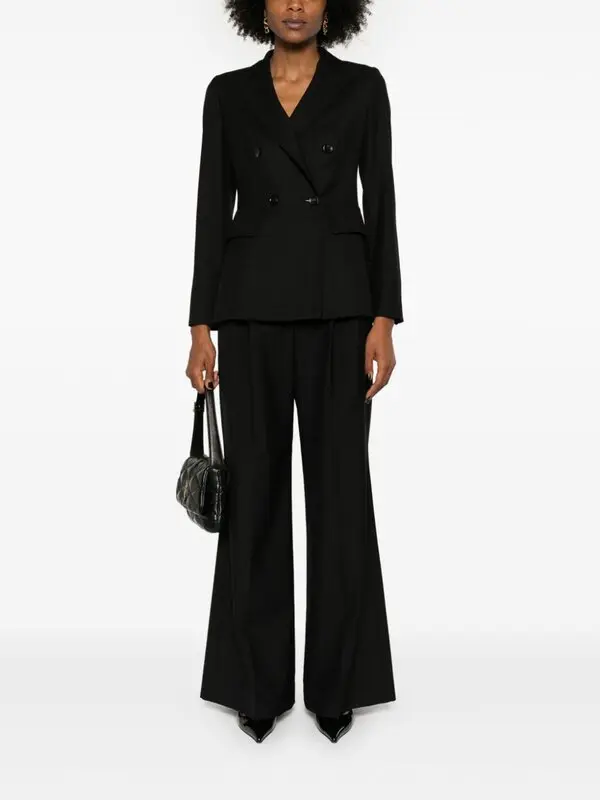 Max Mara Osanna Double-breasted Blazer - Black
