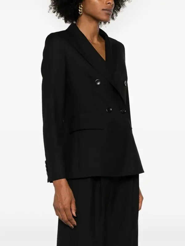 Max Mara Osanna Double-breasted Blazer - Black