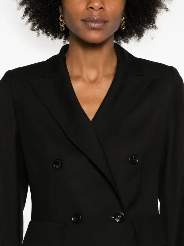 Max Mara Osanna Double-breasted Blazer - Black