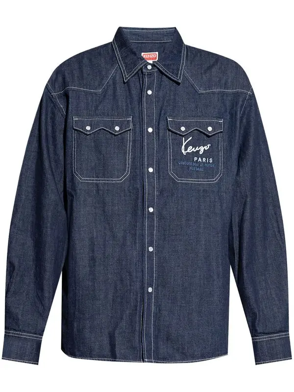 Kenzo Denim Western Shirt