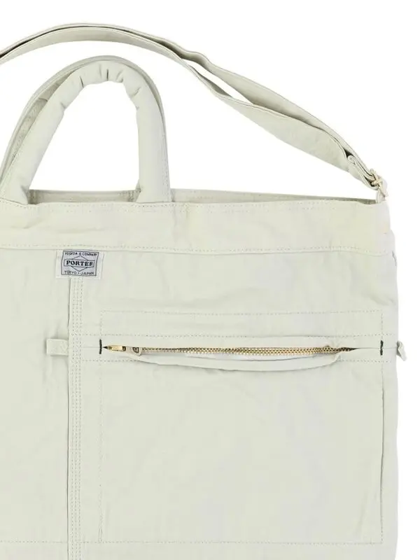 Porter-Yoshida & Co Large Mile 2way Tote Bag - Neutrals | Editorialist