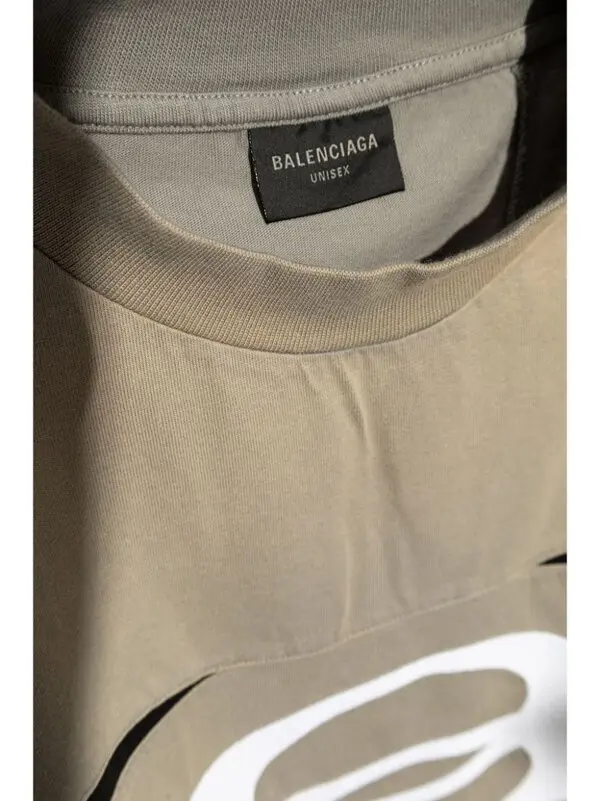 Balenciaga Logo-print Cotton T-shirt