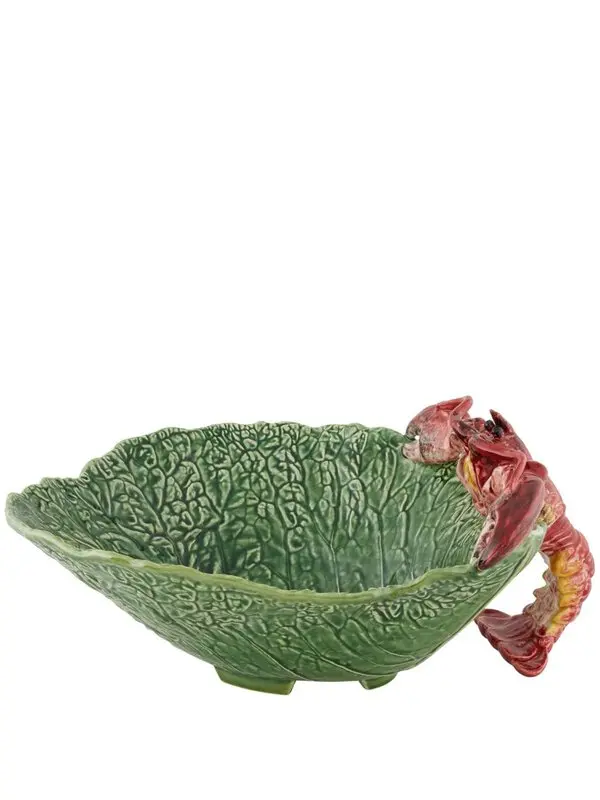 BORDALLO PINHEIRO Cabbage With Lobster Salad Bowl - Green