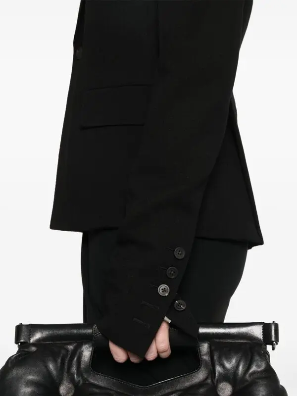 Rick Owens Single-breasted Virgin Wool Blazer