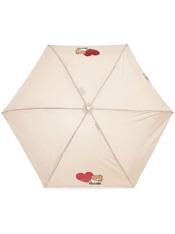 Moschino Teddy Bear-print Compact Umbrella