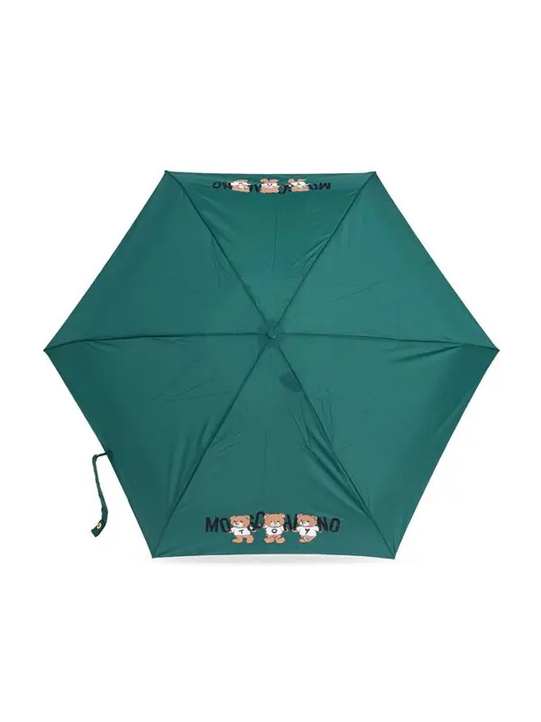Moschino Teddy Bear-logo Print Compact Umbrella