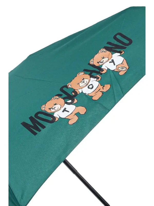 Moschino Teddy Bear-logo Print Compact Umbrella