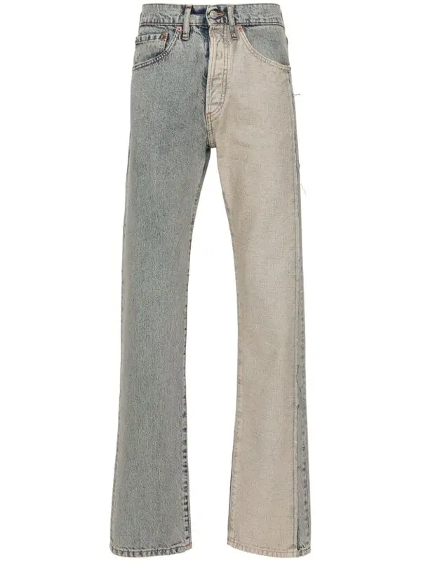 MAISON MARGIELA Panelled Straight-leg Jeans