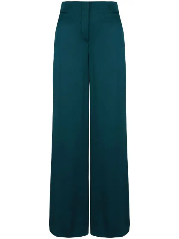 Giorgio Armani Wide-leg Silk Trousers