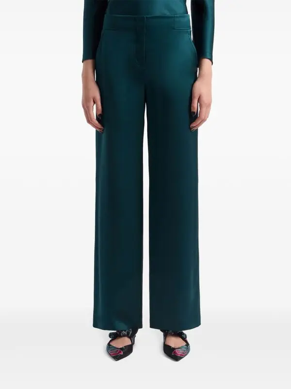 Giorgio Armani Wide-leg Silk Trousers