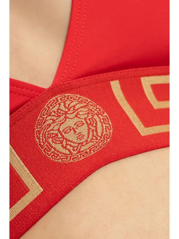 Versace Greca-detail Bikini Top