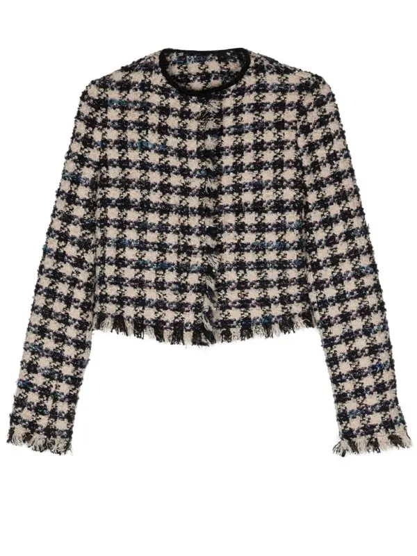 FORTE_FORTE Cropped Tweed Jacket