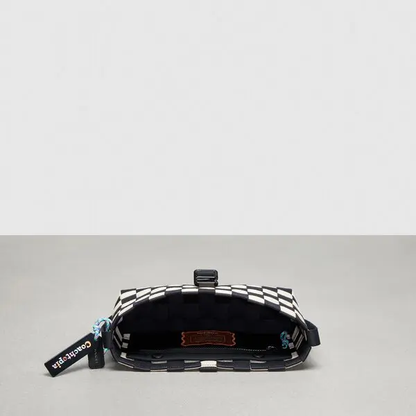 COACHTOPIA Woven Checkerboard Shoulder Bag