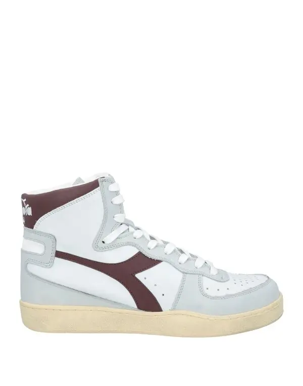 DIADORA Leather High-top Sneakers - White