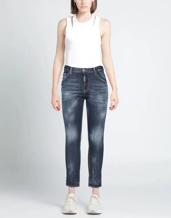 Dsquared2 Jeans In Cotton And Elastane - Blue