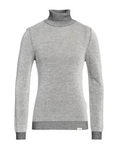 BROOKSFIELD Turtleneck Light Virgin Wool Sweater - Grey