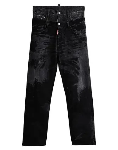 Dsquared2 Straight Leg Jeans With Appliqués