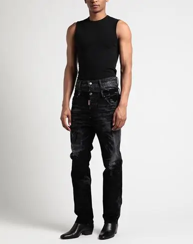 Dsquared2 Straight Leg Jeans With Appliqués