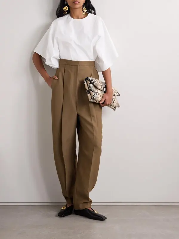FFORME Tenley Cotton-poplin Top