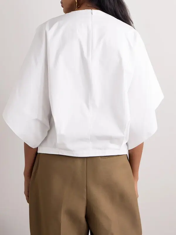 FFORME Tenley Cotton-poplin Top