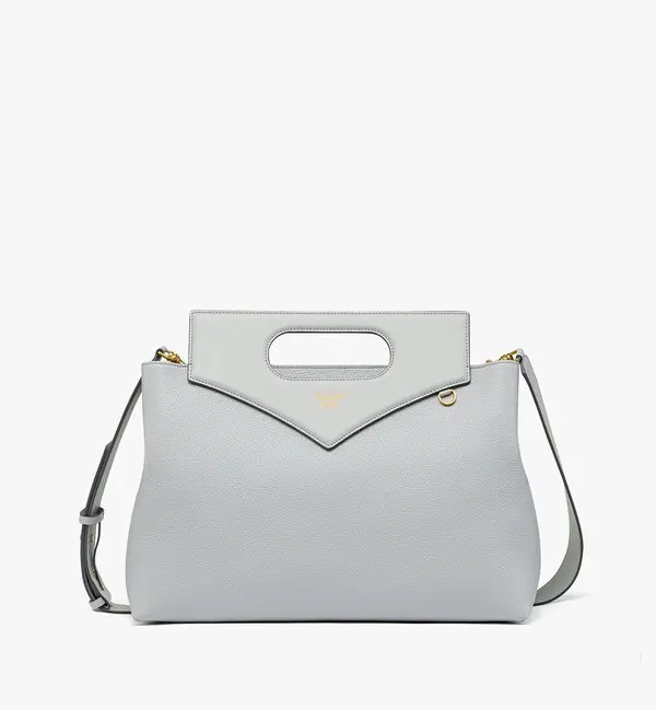 Mcm Soft Diamond Leather Shoulder Bag