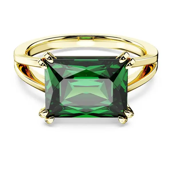 SWAROVSKI Stilla Cocktail Ring With Emerald Zirconia - Green