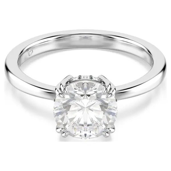 SWAROVSKI Stilla Emerald Cut Cocktail Ring - White