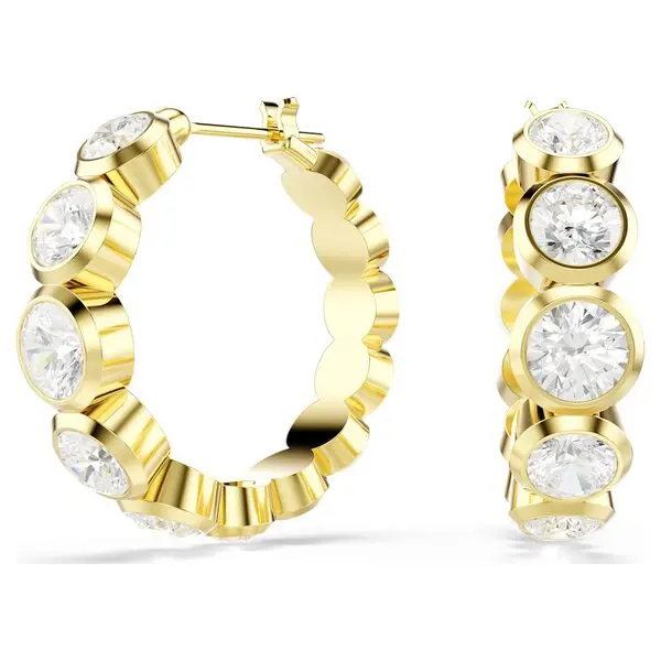 SWAROVSKI Imber Hoop Earrings - White