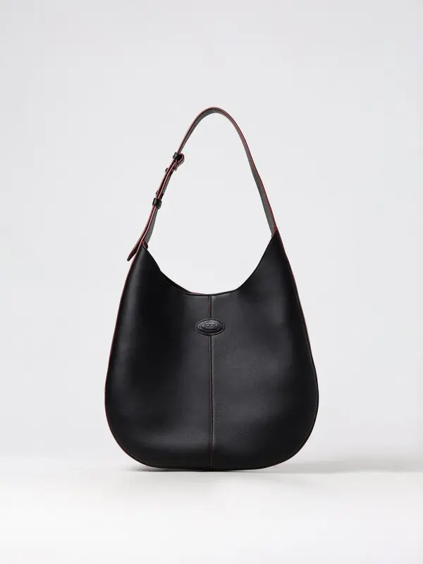 TOD'S Leather Shoulder Bag - Black