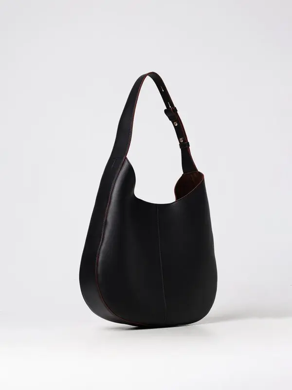 TOD'S Leather Shoulder Bag - Black