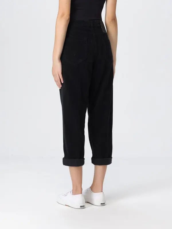 DONDUP Corduroy Button-front Jeans - Black