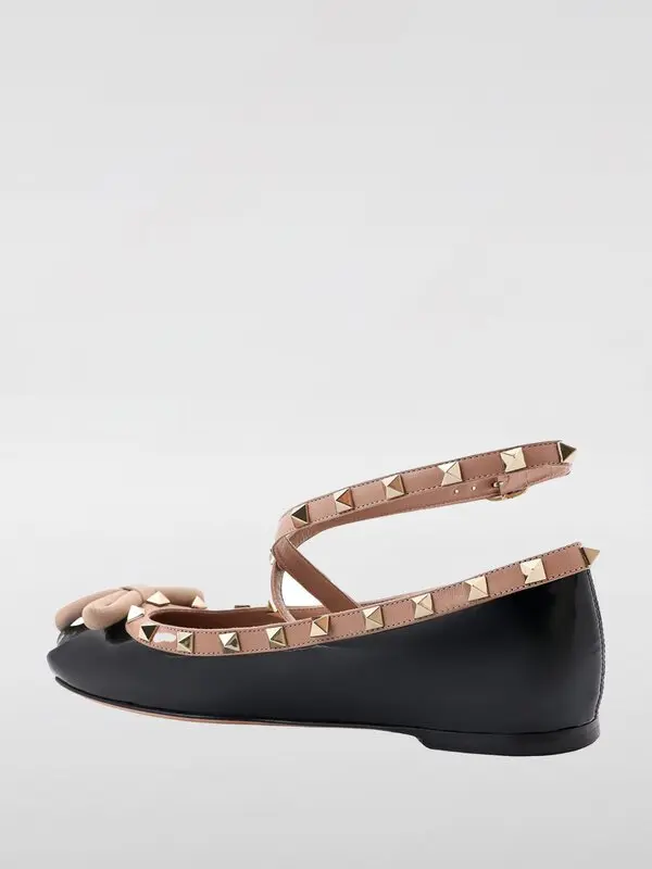 Valentino Garavani Studded Ballet Flats - Black