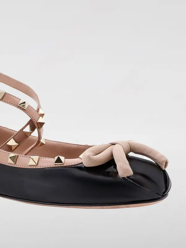 Valentino Garavani Studded Ballet Flats - Black
