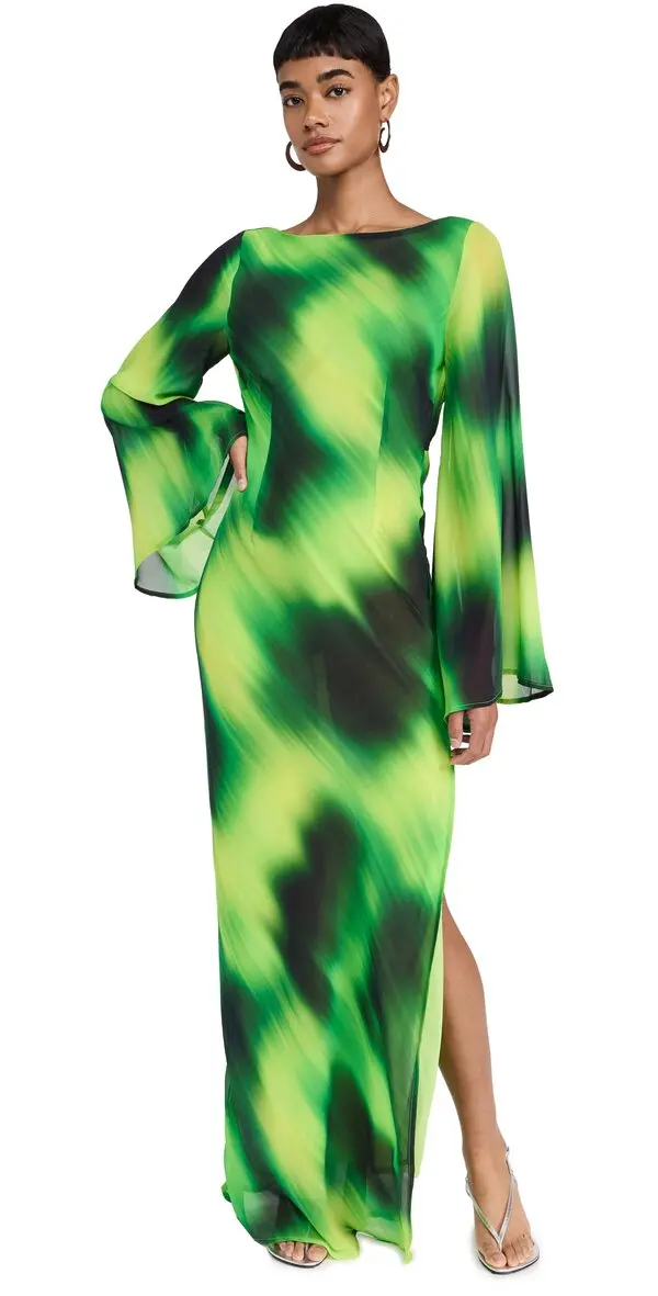 Runaway The Label Kimber Maxi Dress In Lotus Print - 75% Off | Editorialist