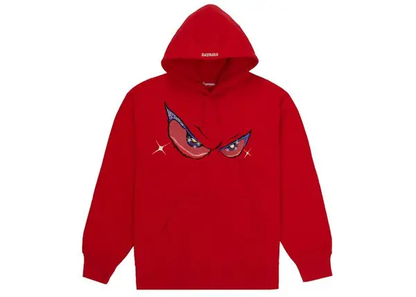 Supreme Eyes Hooded Sweatshirt - Red