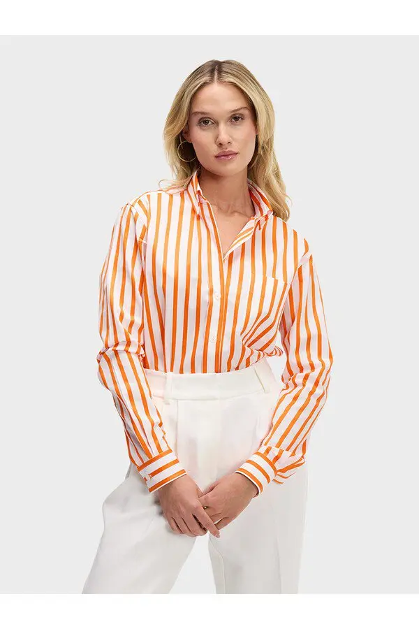 SARAH ALEXANDRA Weekend Striped Shirt