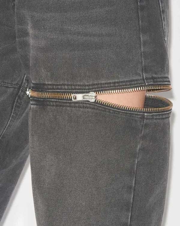 MARANT ETOILE Salia Denim Pants - Black