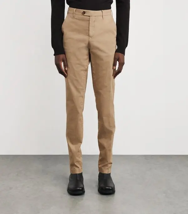 Canali Stretch-cotton Chinos