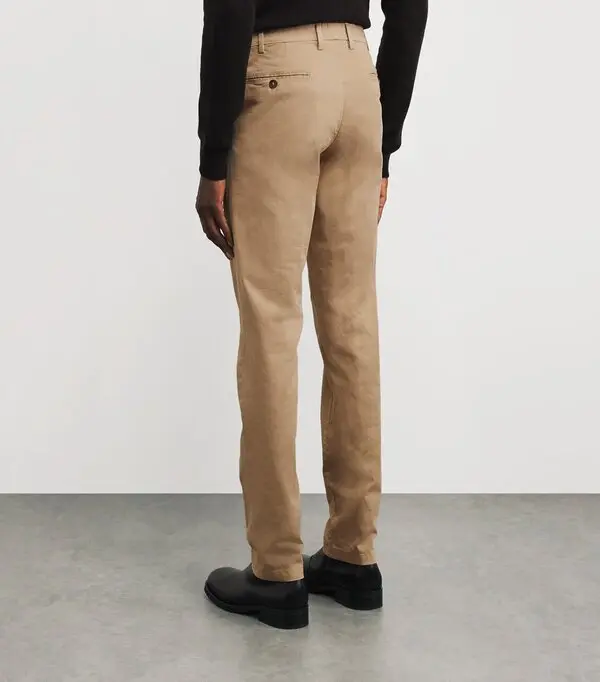 Canali Stretch-cotton Chinos
