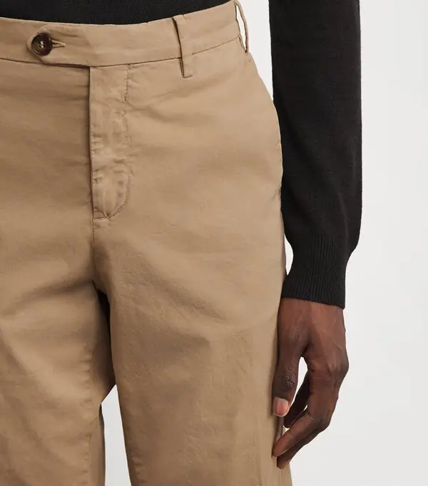 Canali Stretch-cotton Chinos