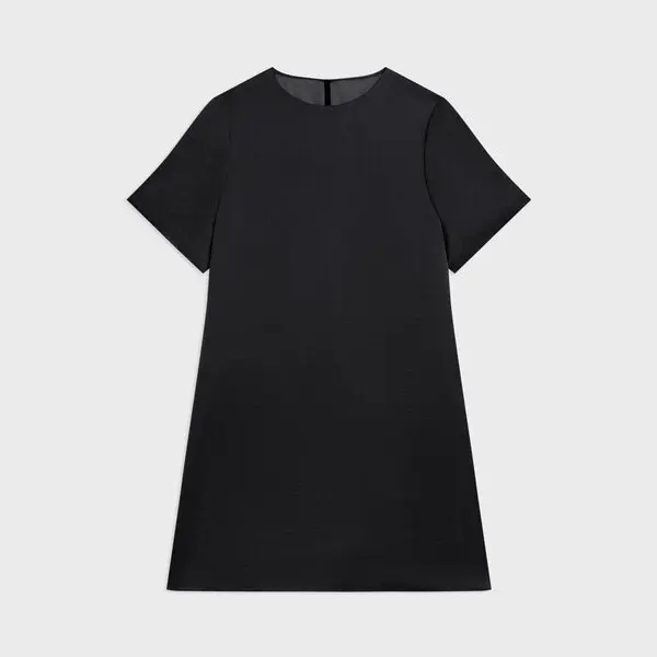 black satin t shirt dress Black Plus satin midaxi t-shirt dress