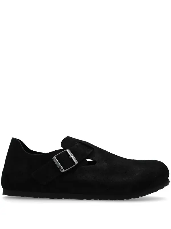 BIRKENSTOCK London Suede Loafers - Black