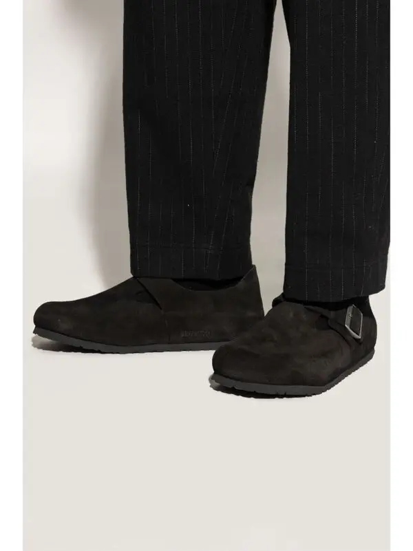 BIRKENSTOCK London Suede Loafers - Black