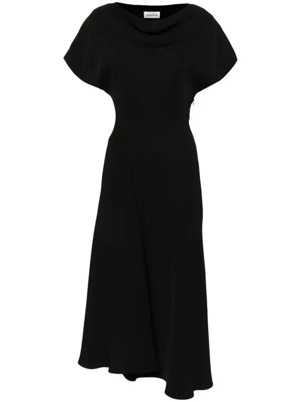 P.a.r.o.s.h Flared Cady Maxi Dress