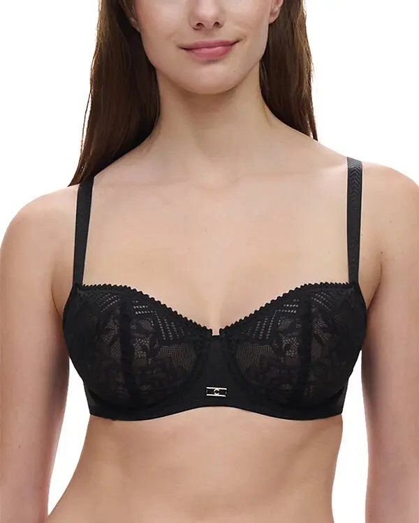 Chantelle Origins Unlined Demi Bra - Black